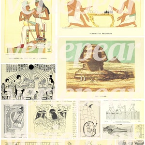 Ancient Egypt Ephemera | 80+ Pc | Vintage Printable Junk Journal Supply ...