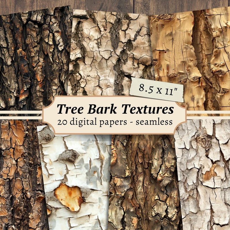 Bark Paper Pattern - Etsy