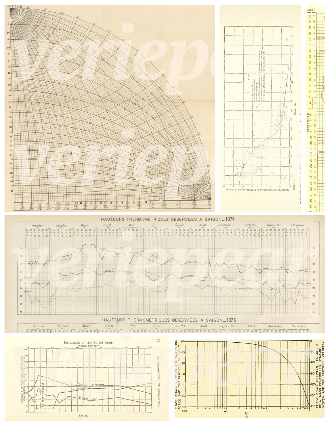 Vintage Graph & Diagram Ephemera 30 Pc Printable Junk - Etsy