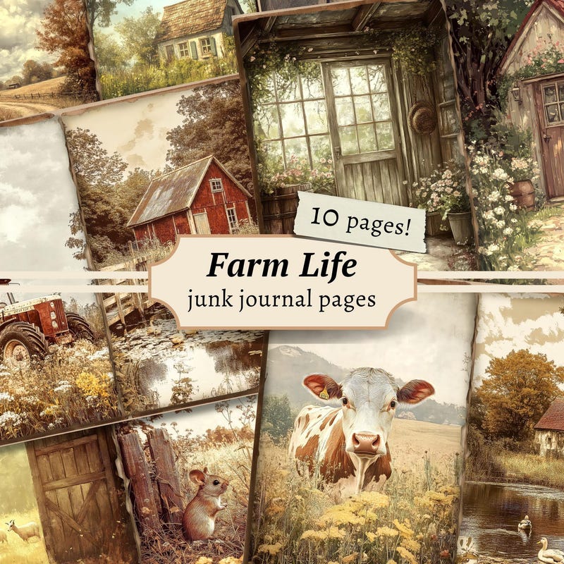 Farm Scrapbook Kit - Etsy
