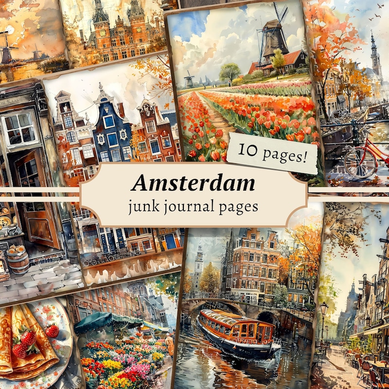 Amsterdam Print Vintage - Etsy UK