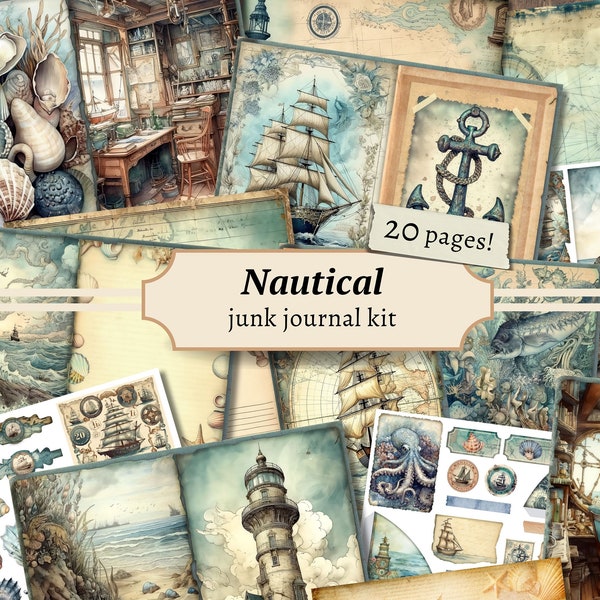 Nautical Scrapbook - Etsy