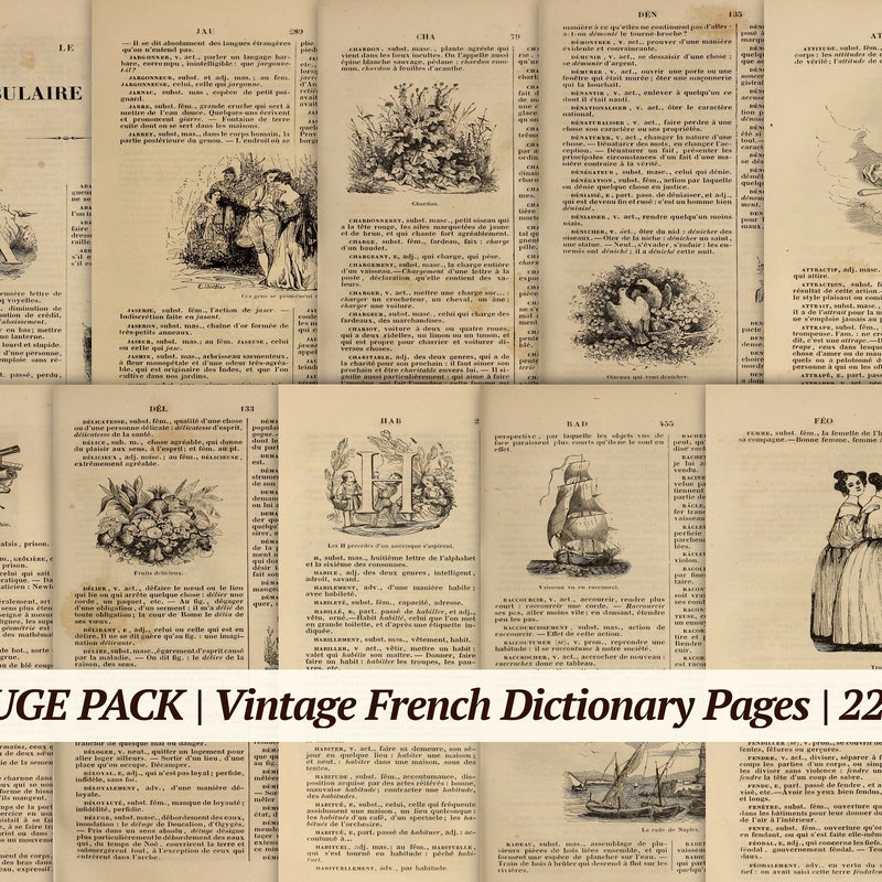 Dictionary Page - Etsy