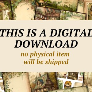 Cottagecore Junk Journal Kit, Cottage Printable, Digital Scrapbook ...