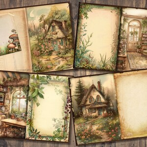 Cottagecore Junk Journal Kit, Cottage Printable, Digital Scrapbook ...