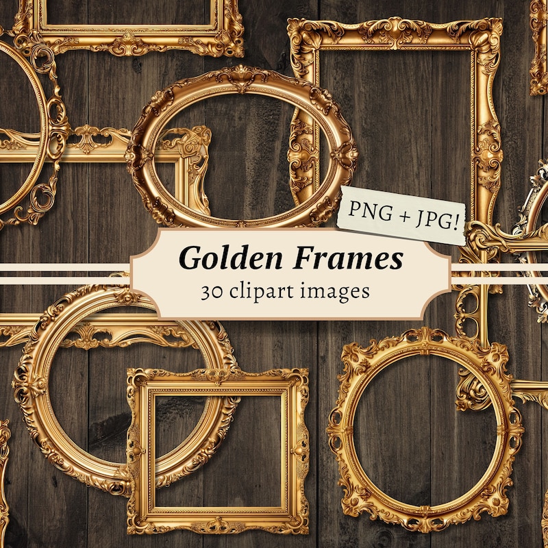 6 Round Picture Frames - Etsy