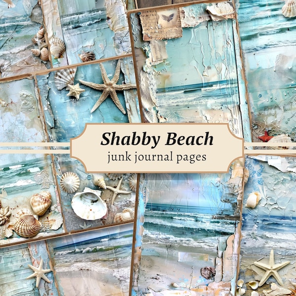 Seaside Junk Journal Vintage - Etsy UK