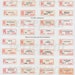 Vintage Registration Labels | 80x | Printable Postal Labels | Used ...