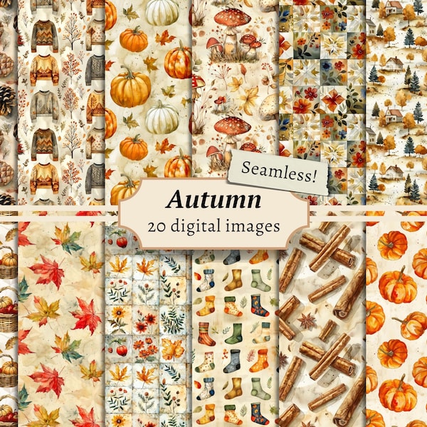 Autumn Digital - Etsy