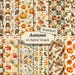 Autumn Digital Papers, Scrapbook Backgrounds, Fall Pumpkin Printable ...