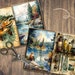 Fishing Junk Journal Pages, Digital Scrapbook Paper Kit, Fisherman ...
