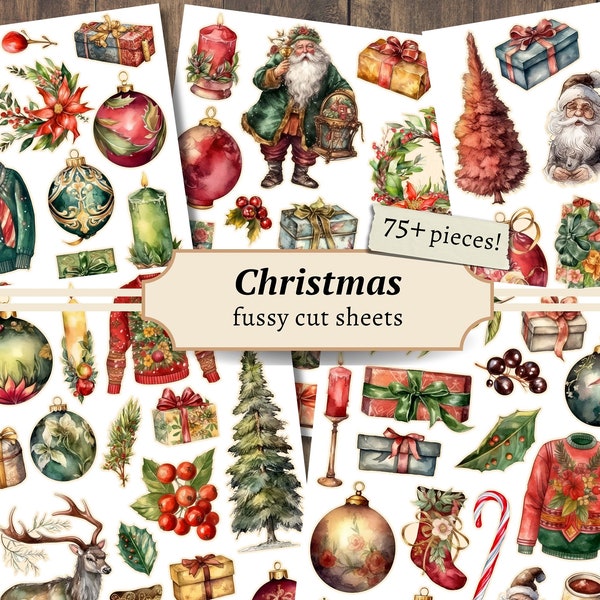 Christmas Ephemera Digital - Etsy