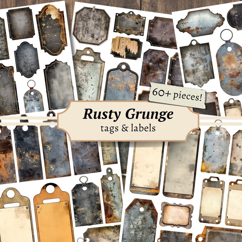 Distressed Tags - Etsy Canada