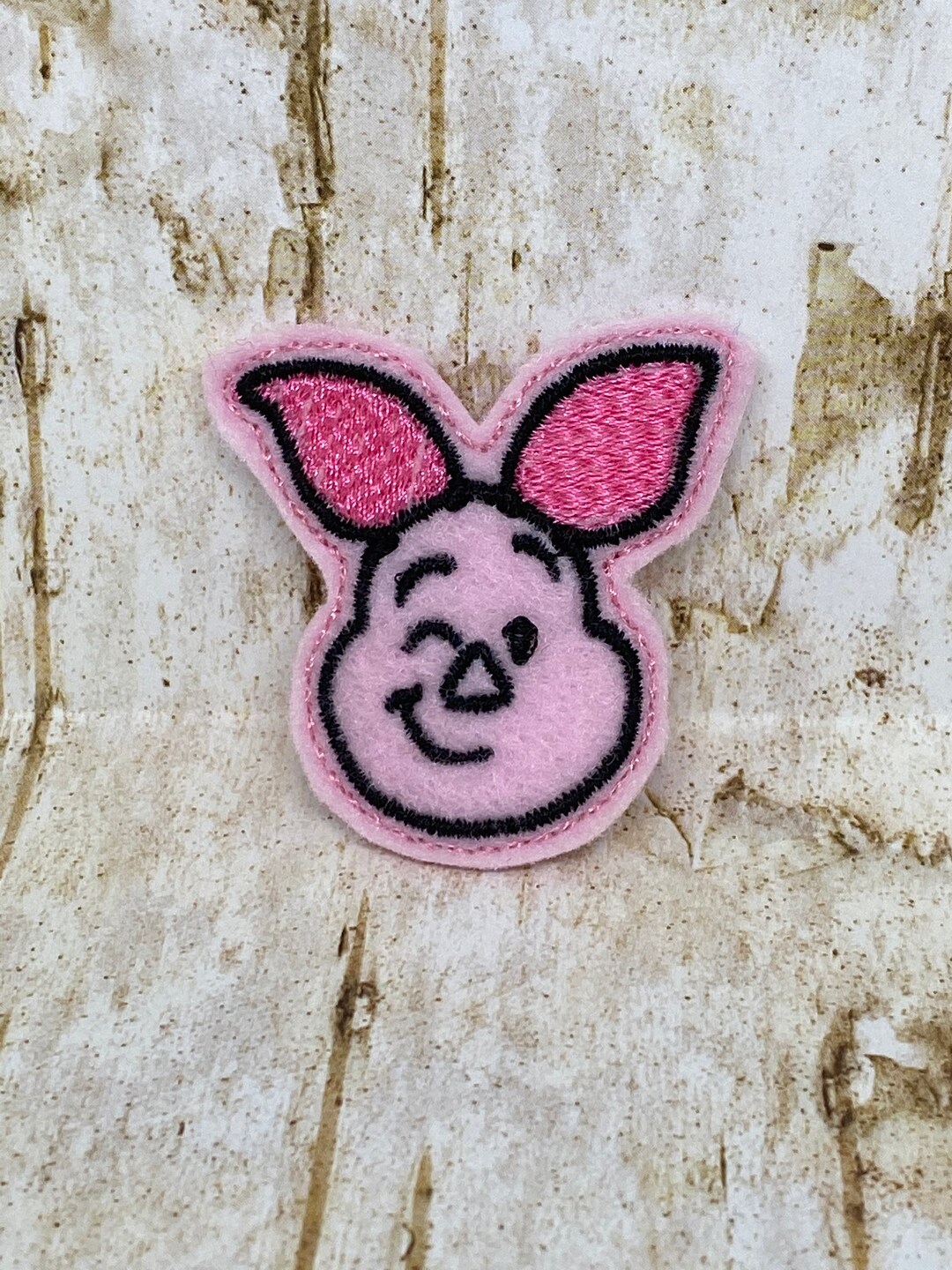 Winking Pig Feltie UNCUT - Etsy
