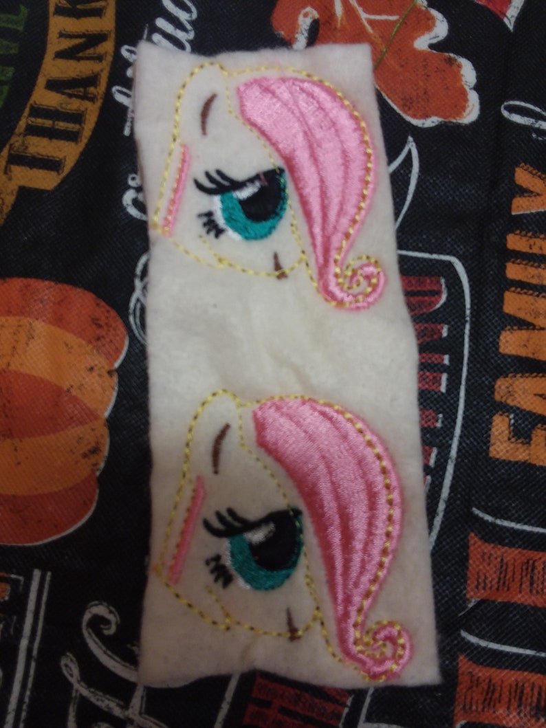 Fluttershy My Little Pony Feltie UNCUT - Etsy