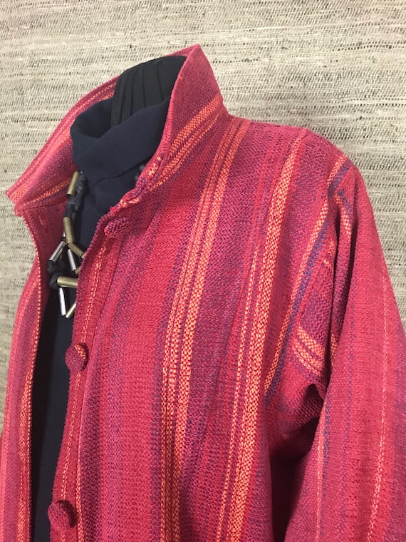 A jacqueline Beverley Subtle Stripped Jacket. | Etsy