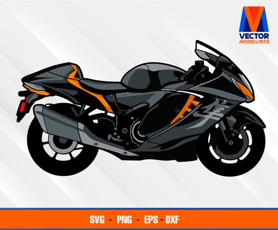 Gsx Hayabusha Motorcycle EPS SVG PNG Dxf Vector Art | Etsy