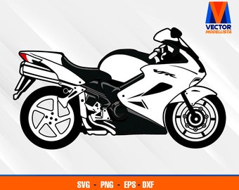 Vfr 800 Motorcycle EPS SVG PNG Dxf Vector Art Cricut | Etsy