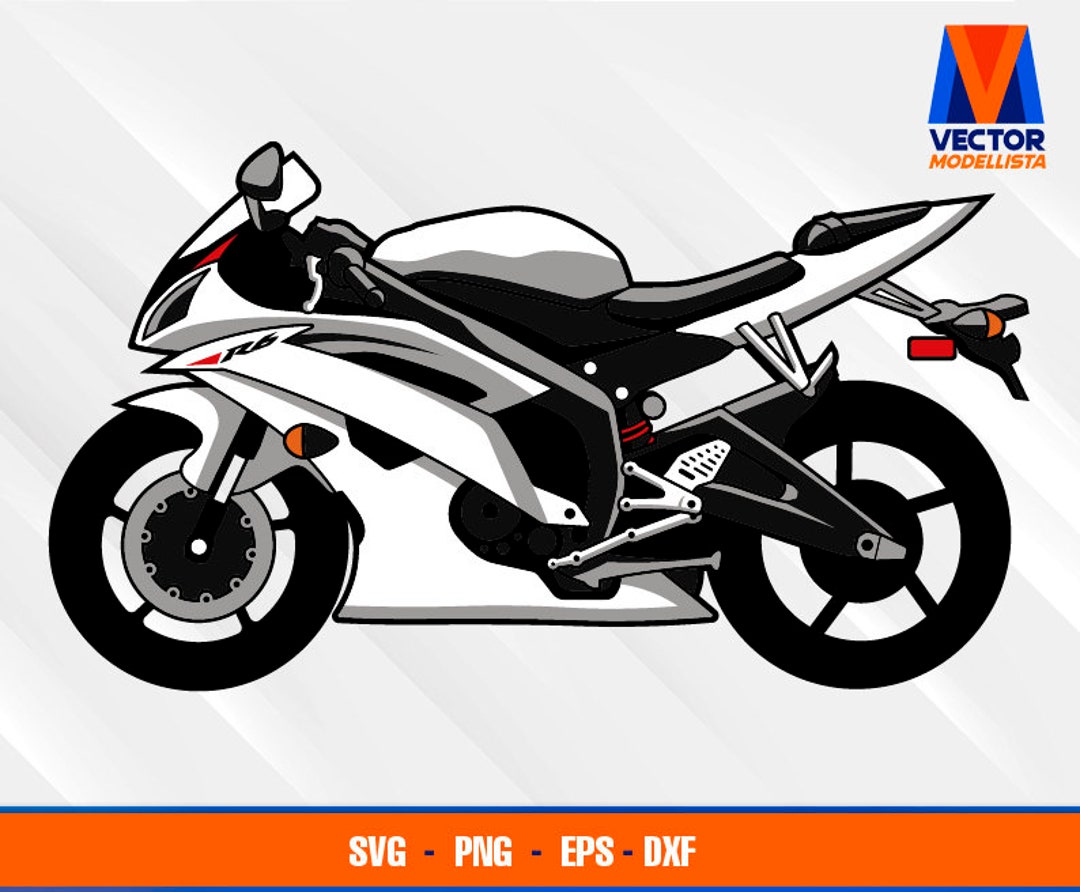 Yzf-r6 Motorcycle EPS - SVG - PNG - Dxf Vector Art - Cricut ...