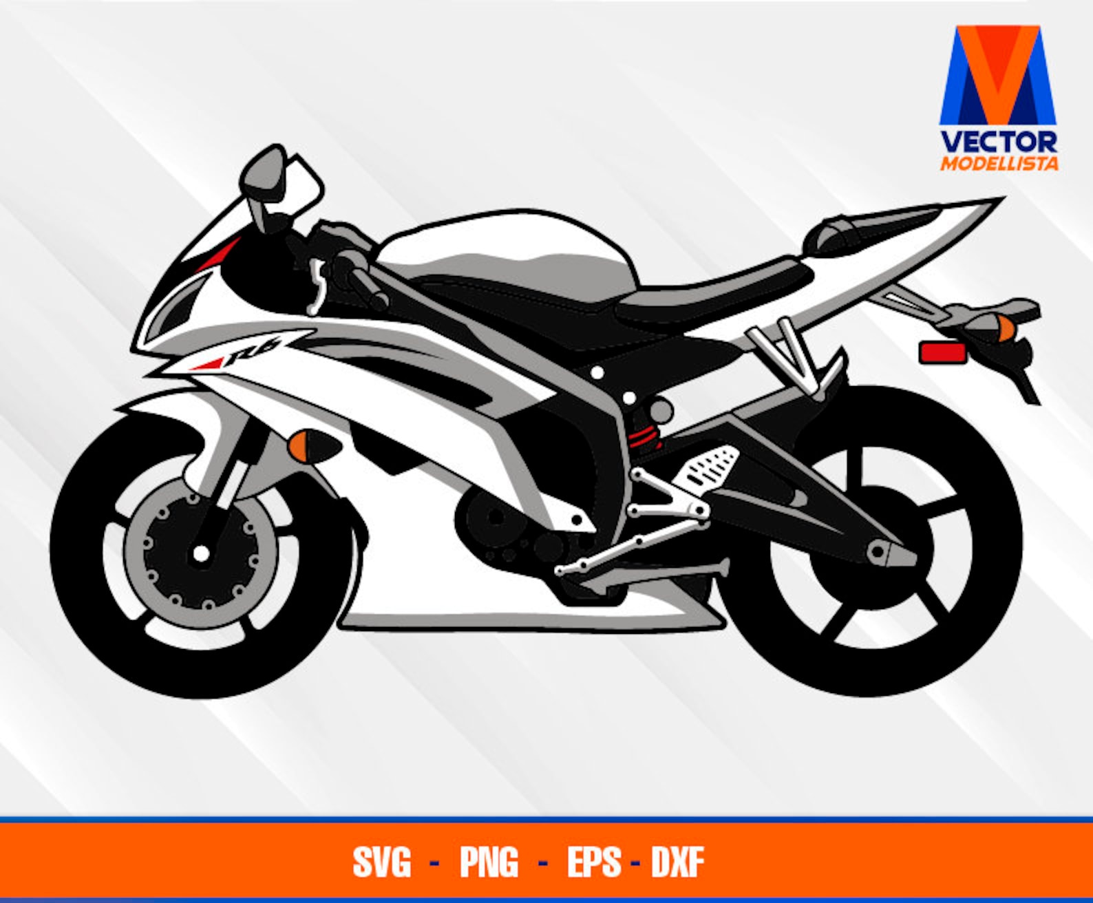 Yzf-r6 Motorcycle EPS SVG PNG Dxf Vector Art Cricut Silhouette Cameo - Etsy