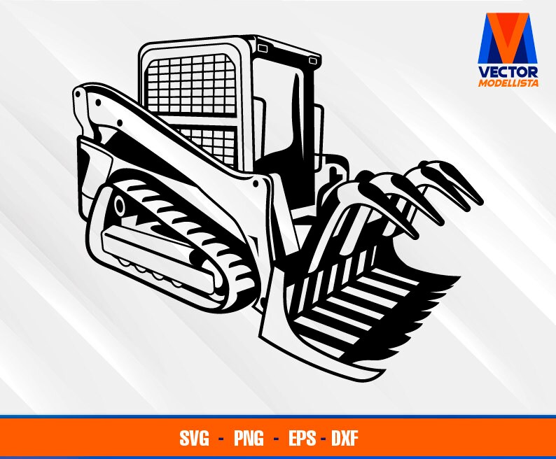 Kubota SVL75 EPS SVG PNG Dxf Vector Art - Etsy