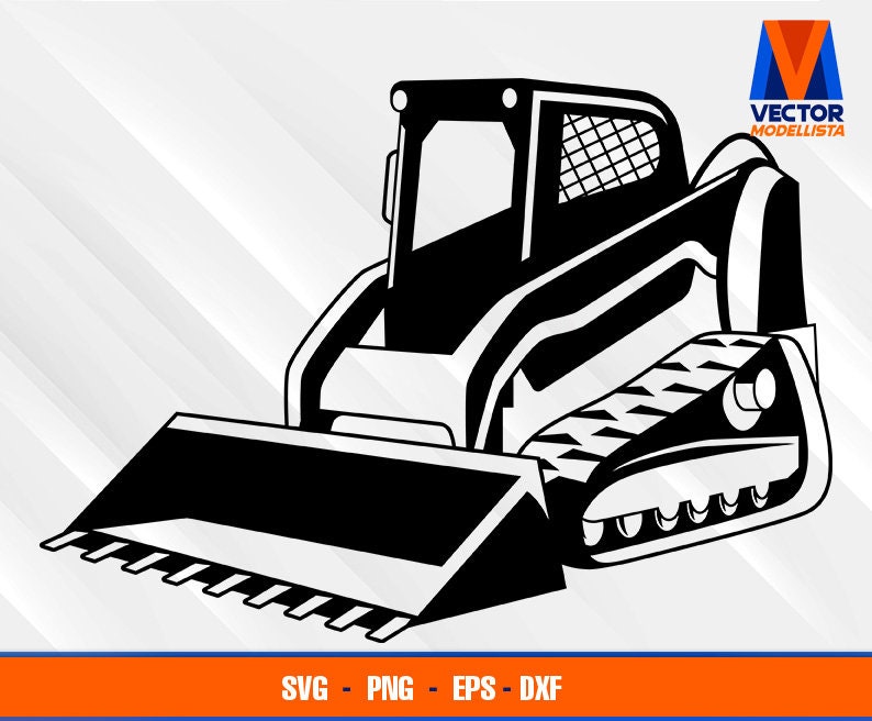 Track Loader EPS - SVG - PNG - Dxf Vector Art - Etsy