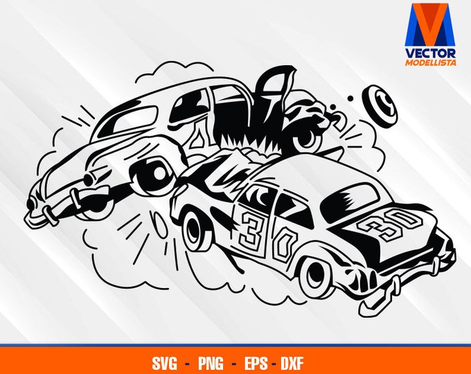 Download Demolition DERBY for Decals Race Car Demolition Derby I Dig ...