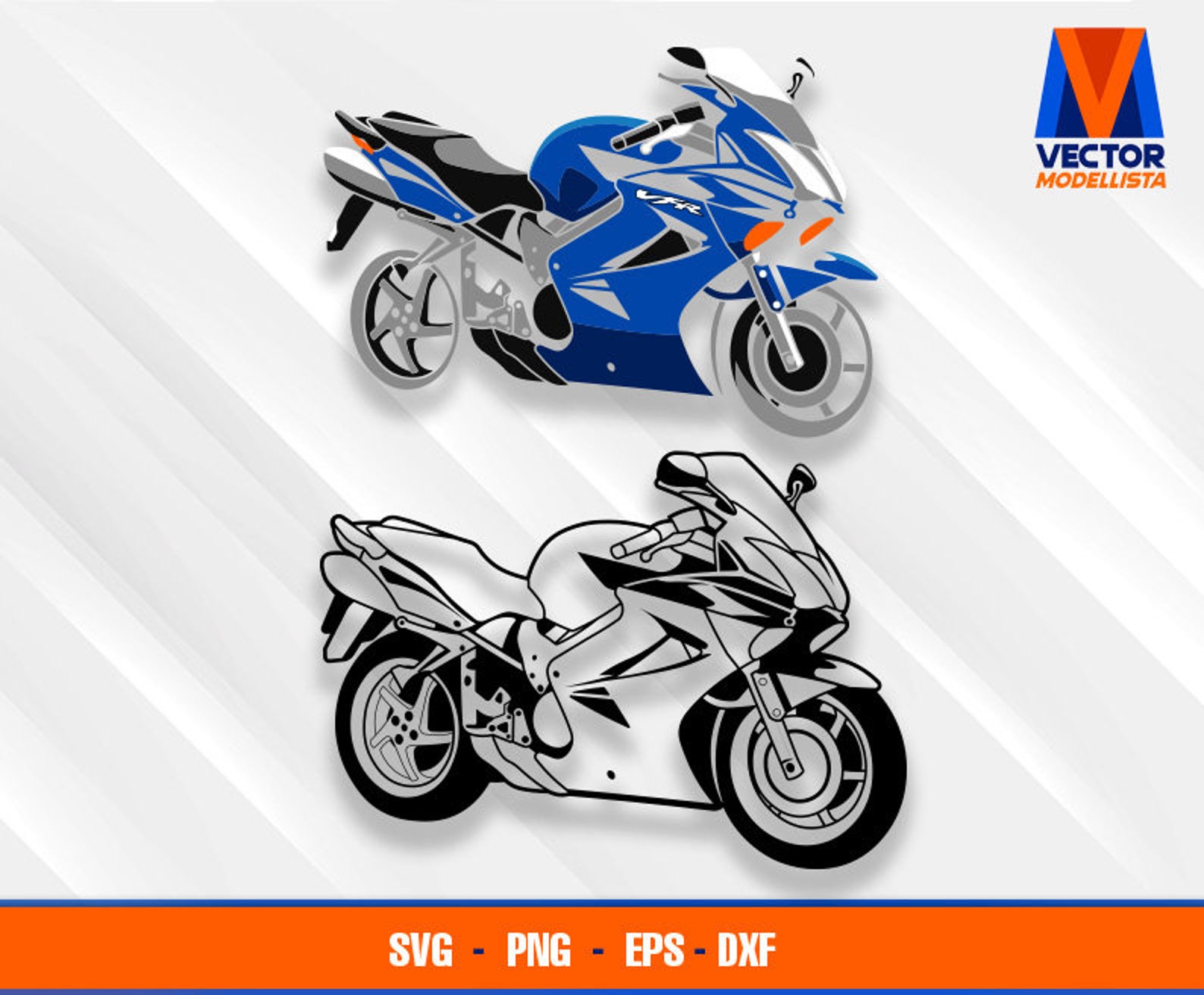 Vfr 800 Motorcycle EPS SVG PNG Dxf Vector Art Cricut | Etsy