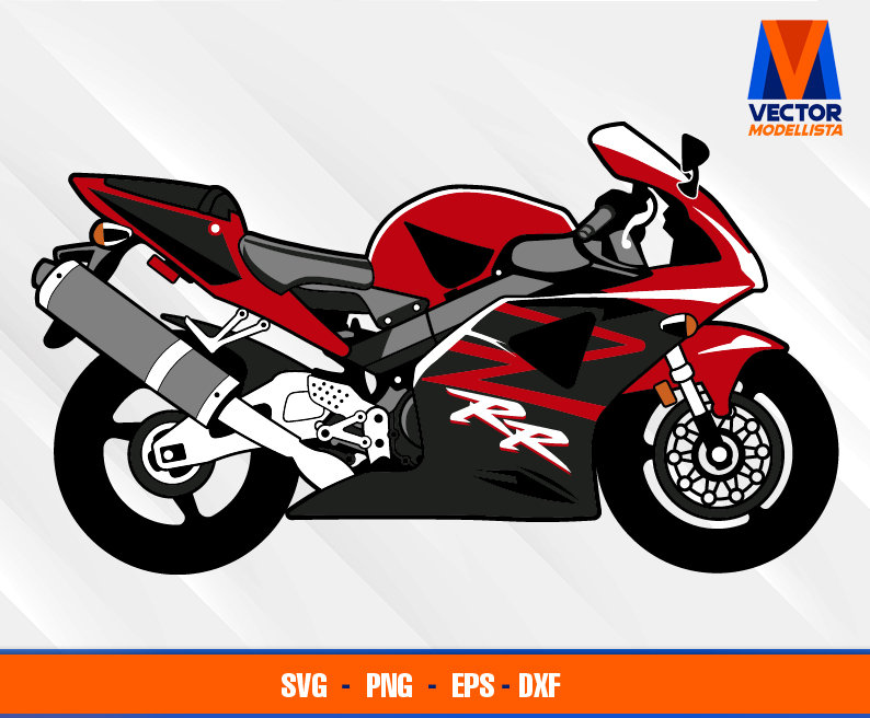 CBR1000RR Motorcycle EPS SVG PNG Dxf Vector Art Cricut Silhouette Cameo ...