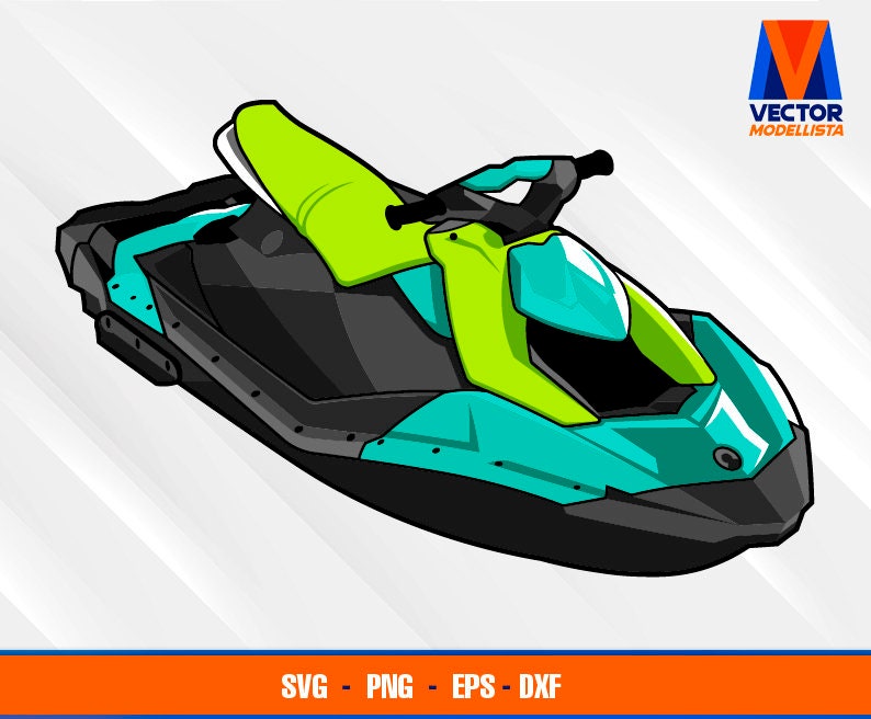 Doo Spark Trixx Jet Ski EPS - SVG - PNG - Dxf Vector Art - Cricut ...
