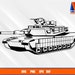 M1A2 Abrams V3 Military Vehicle EPS - SVG - PNG - Dxf Vector Art ...