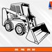 Skid Steer Loader EPS - SVG - PNG - Dxf Vector Art - Etsy