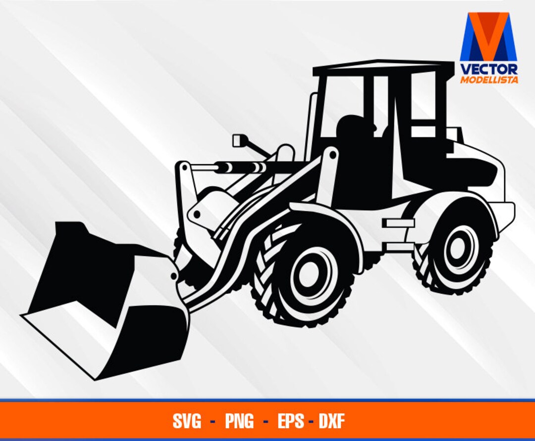 Wheel Loader EPS - SVG - PNG - Dxf Vector Art - Etsy