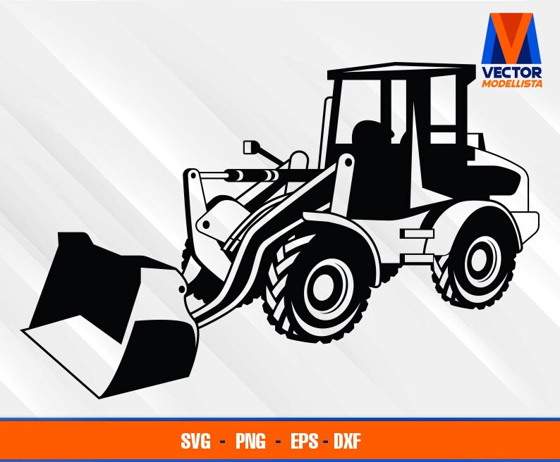 Wheel Loader EPS SVG PNG Dxf Vector Art - Etsy
