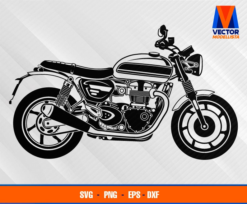 Triumph Speed Twin EPS SVG PNG Dxf Vector Art Cricut - Etsy Australia