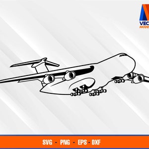 C-5A Galaxy SVG - EPS - PNG - Dxf Vector Art - Us Air Force Cricut ...