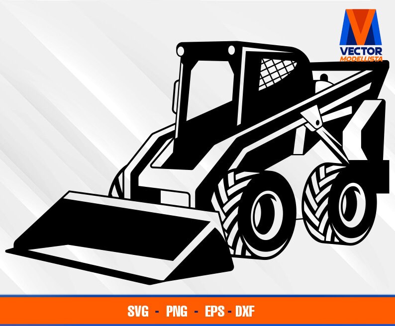 Compact Track Loader EPS - SVG - PNG - Dxf Vector Art - Etsy