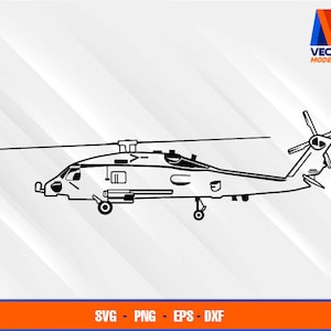 Mh-60r Seahawk SVG - EPS - PNG - Dxf Vector Art - Us Air Force Cricut ...