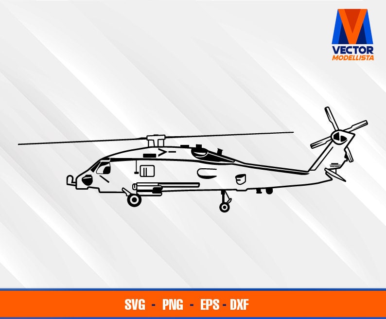Mh-60r Seahawk SVG EPS PNG Dxf Vector Art Us Air Force Cricut ...
