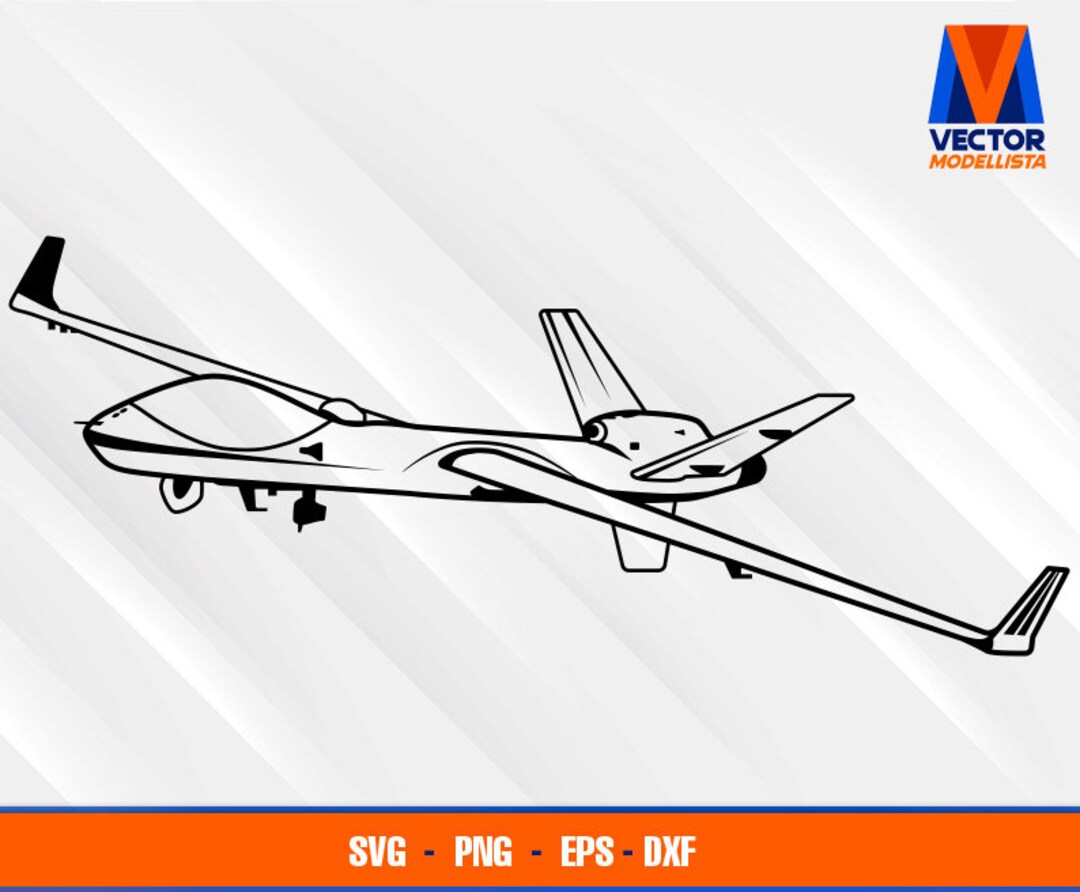 Mq-9 Reaper EPS - SVG - PNG - Dxf Vector Art - Etsy