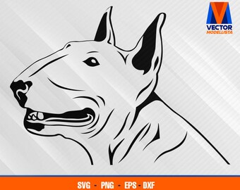 Bull Terrier EPS SVG PNG Dxf Vector Art Cricut | Etsy