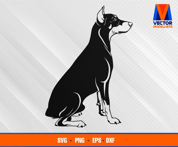 Dobermann Profile EPS SVG PNG Dxf Vector Art Cricut | Etsy
