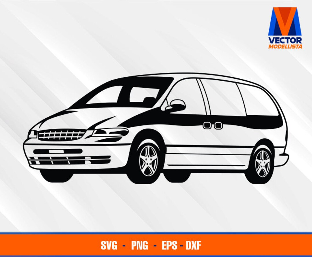 Plymouth 1996 Voyager SVG - EPS - PNG - Dxf Vector Art - Cricut ...