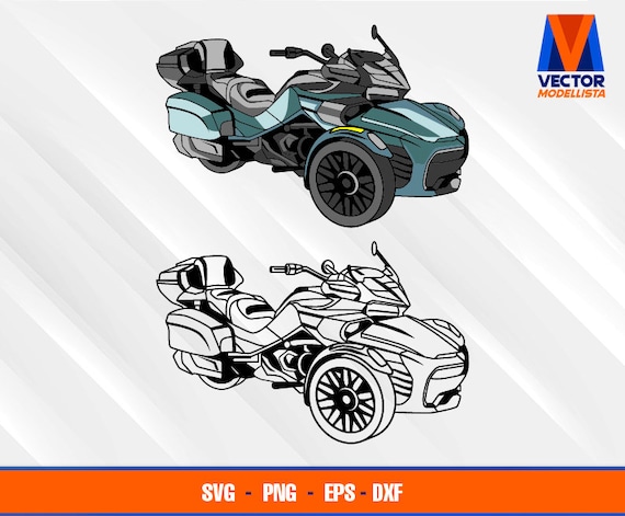 2023 Spyder F3 Three Wheeler Moto EPS SVG PNG Dxf Vector - Etsy France