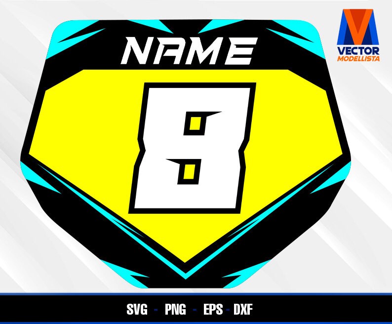 Mx Bmx Speed SVG Letters Numbers, Dirtbike Racing Numbers SVG EPS Png ...
