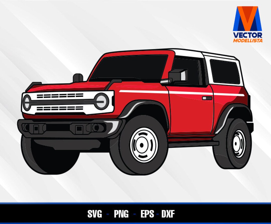 F Bronco Heritage - Vector Svg - Car Digital - Suv Svg - Heritage – Svg ...