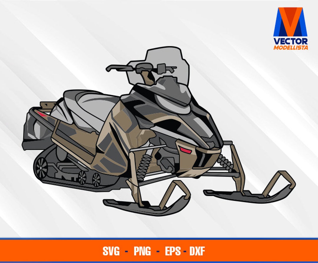 Luxury Cruiser Snowmobile Y L Tx EPS - SVG - PNG - Dxf Vector Art ...