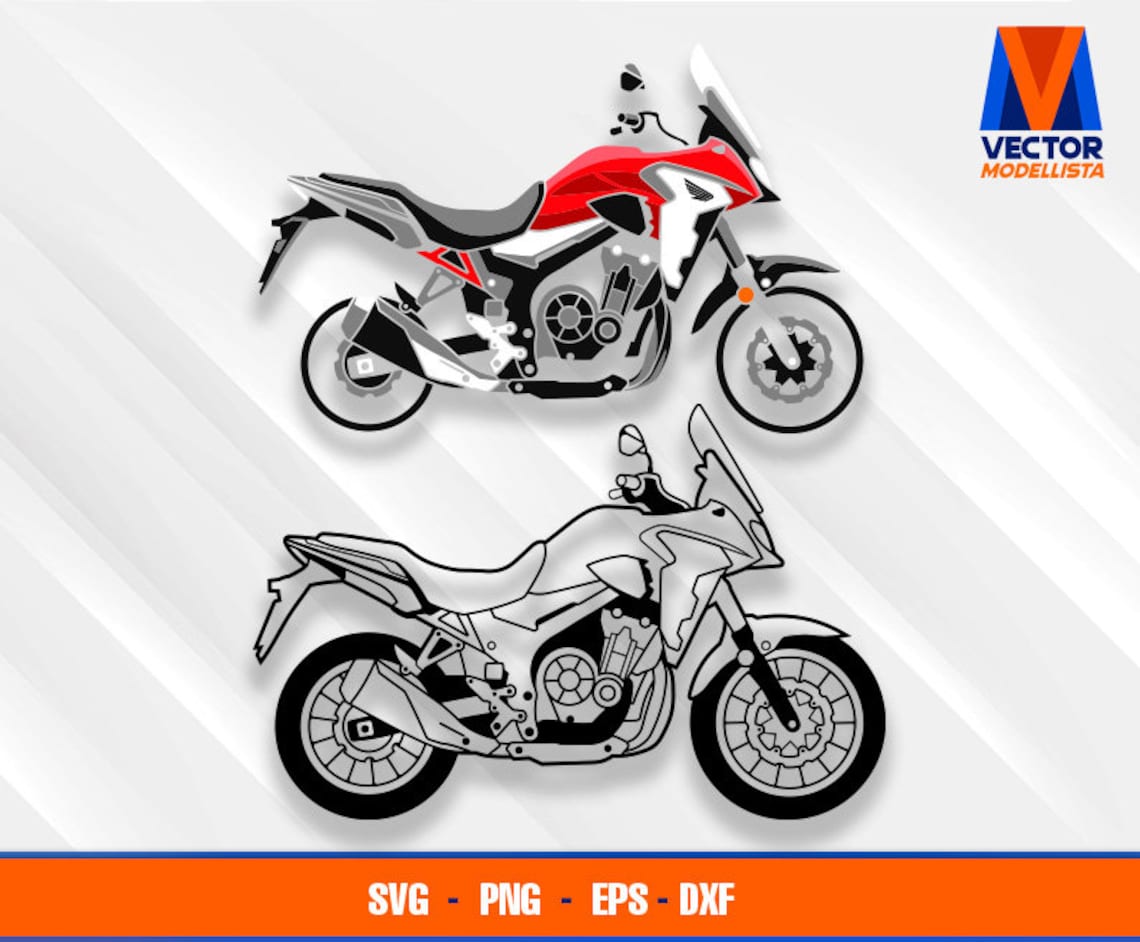 CB500X Motorcycle EPS SVG PNG Dxf Vector Art Cricut | Etsy