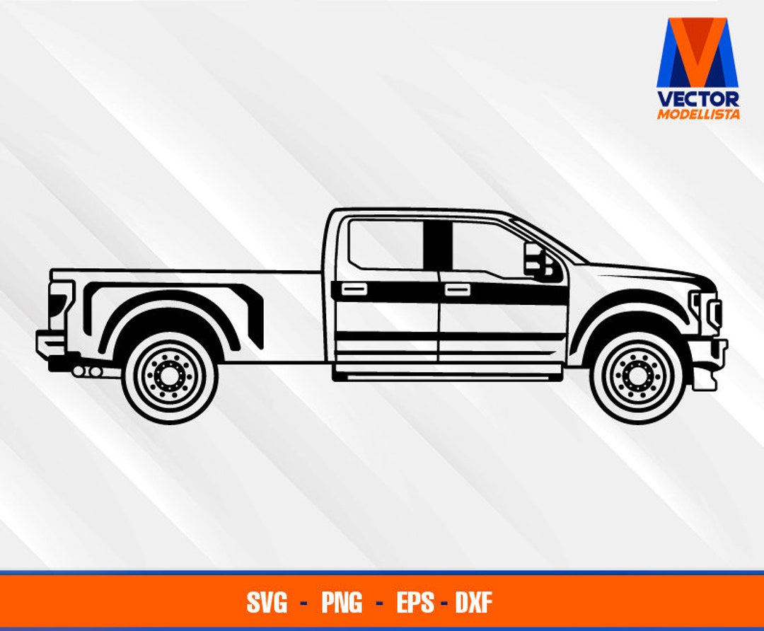 F450 2023 Pickup Car Vector Car Digital Car Svg F150 Svg Eps Png ...