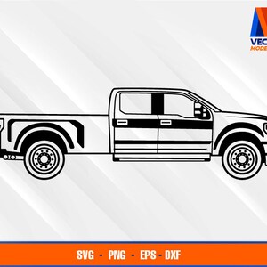 F450 2023 Pickup - Car Vector - Car Digital - Car Svg - F150 – Svg Eps ...